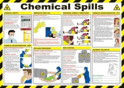 Chemical Spills Poster | Safety Services Direct