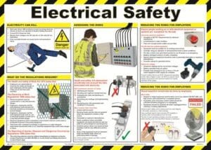 Electrical Safety Poster | Safety Services Direct