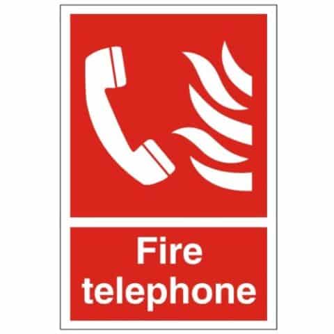 Fire Telephone - Health and Safety Sign (FEX.07) | Safety Services Direct
