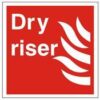 Dry Riser Sign - Health & Safety Sign (FEX.12v) | Safety Services Direct