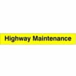 Highway Maintenance - Health and Safety Sign (WAG.31) | Safety Services ...