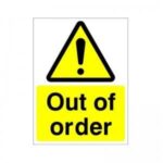 Out Of Order - Health and Safety Sign (WAG.51) | Safety Services Direct
