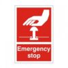 Emergency Stop (Red) - Health and Safety Sign (FA.21) | Safety Services ...
